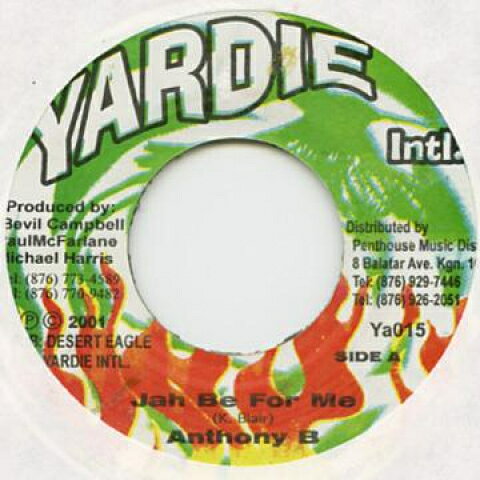 ・アーティスト Anthony B ・タイトル Jah Be For Me ・レーベル・型番 ・フォーマット 7" ・コンディション(盤) 新品 (M) ・コンディション(ジャケット) ・コンディション(帯) オビなし ・特記事項 サンプル...
