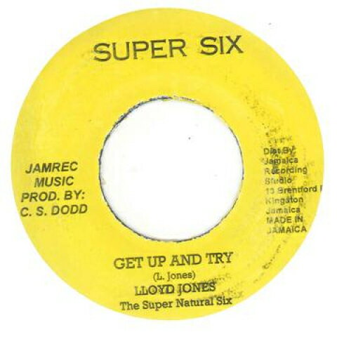 ・アーティスト Lloyd Jones / Lloyd Jones, Super Natural Six ・タイトル Get Up And Try (Original Stamper) / Part Two ・レーベル・型番 Studio ...