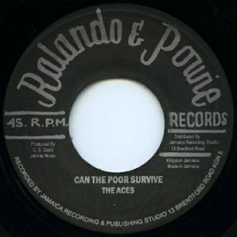 ・アーティスト Aces / Charmers, Herman, His City Slickers ・タイトル Can The Poor Survive (Original Stamper) / Lonely Boy ・レーベル・型番 S...