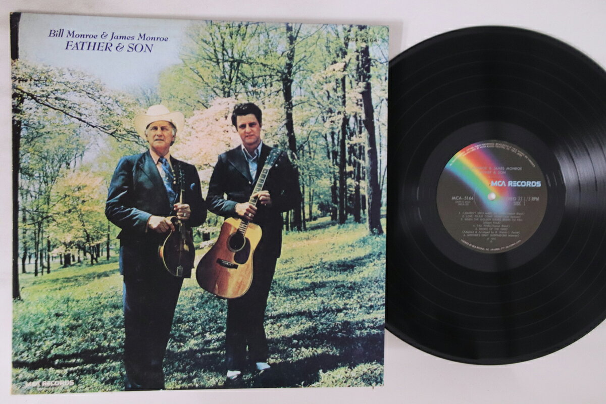 ・アーティスト Bill Monroe, James Monroe ・タイトル Father & Son ・レーベル・型番 MCA MCA5164 ・フォーマット LP ・コンディション(盤) 可 (VG) ・コンディション(ジャケット) ...