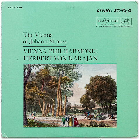 ・アーティスト Johann Strauss Jr., Wiener Philharmoniker, Herbert von Karajan ・タイトル The Vienna Of Johann Strauss ・レーベル・型番 RCA V...