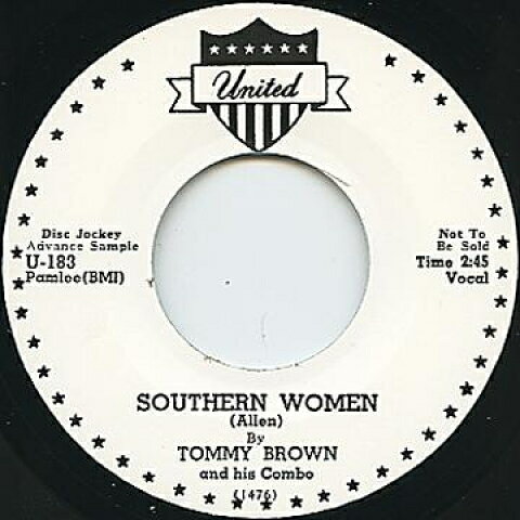・アーティスト Tommy Brown, His Combo / Big Walter, His Combo ・タイトル Southern Woman / Back Home To Mama ・レーベル・型番 United UNITED18...