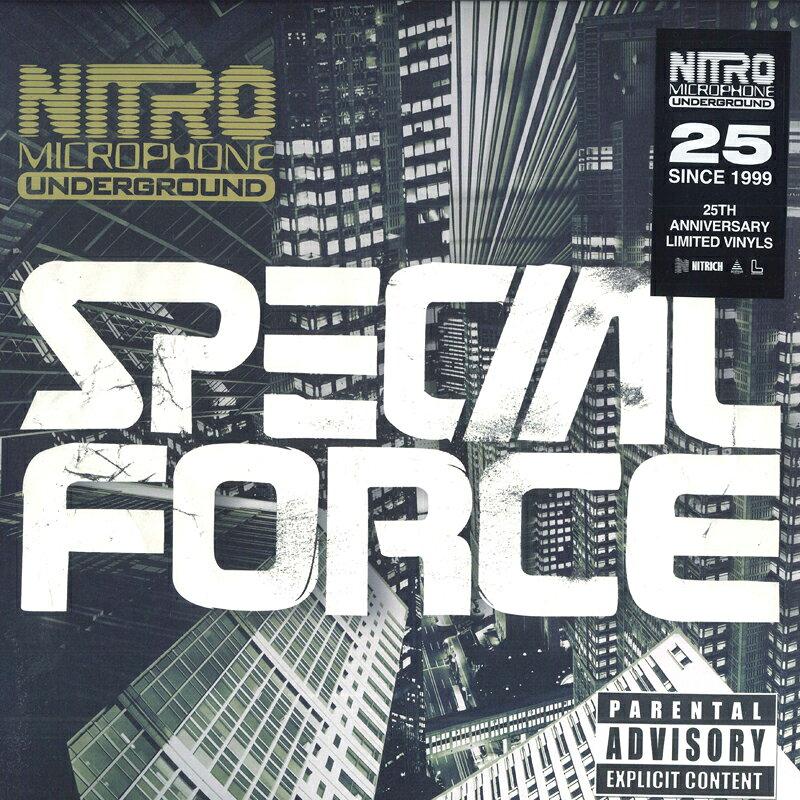 ・アーティスト NITRO MICROPHONE UNDERGROUND ・タイトル SPECIAL FORCE ・レーベル・型番 ACEHIGH RECORDS LEXNITRO2503 ・フォーマット LPレコード ・コンディション(盤...