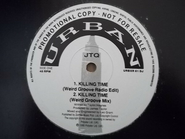 ・アーティスト James Taylor Quartet ・タイトル Killing Time Remix ・レーベル・型番 Urban URBXR61 ・フォーマット 12インチレコード ・コンディション(盤) 良い (VG+) ・コンデ...