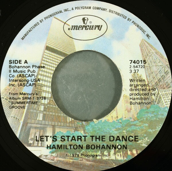 ・アーティスト Hamilton Bohannon ・タイトル Let's Start The Dance ・レーベル・型番 Mercury 74015 ・フォーマット 7インチレコード ・コンディション(盤) 可 (VG) ・コンディショ...