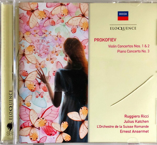 ・アーティスト Ricci, Katchen, L'Orchestre; Ansermet ・タイトル Prokofiev: Violin Concertos 1 & 2 Piano Concerto 3 ・レーベル・型番 Decca 48...