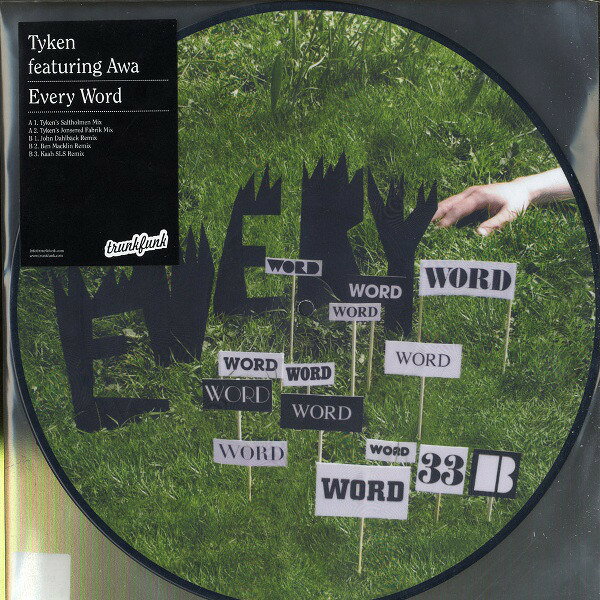・アーティスト Tyken, Awa ・タイトル Every Word ・レーベル・型番 Trunkfunk Records TF004 ・フォーマット 12インチレコード ・コンディション(盤) 良い (VG+) ・コンディション(ジャケ...