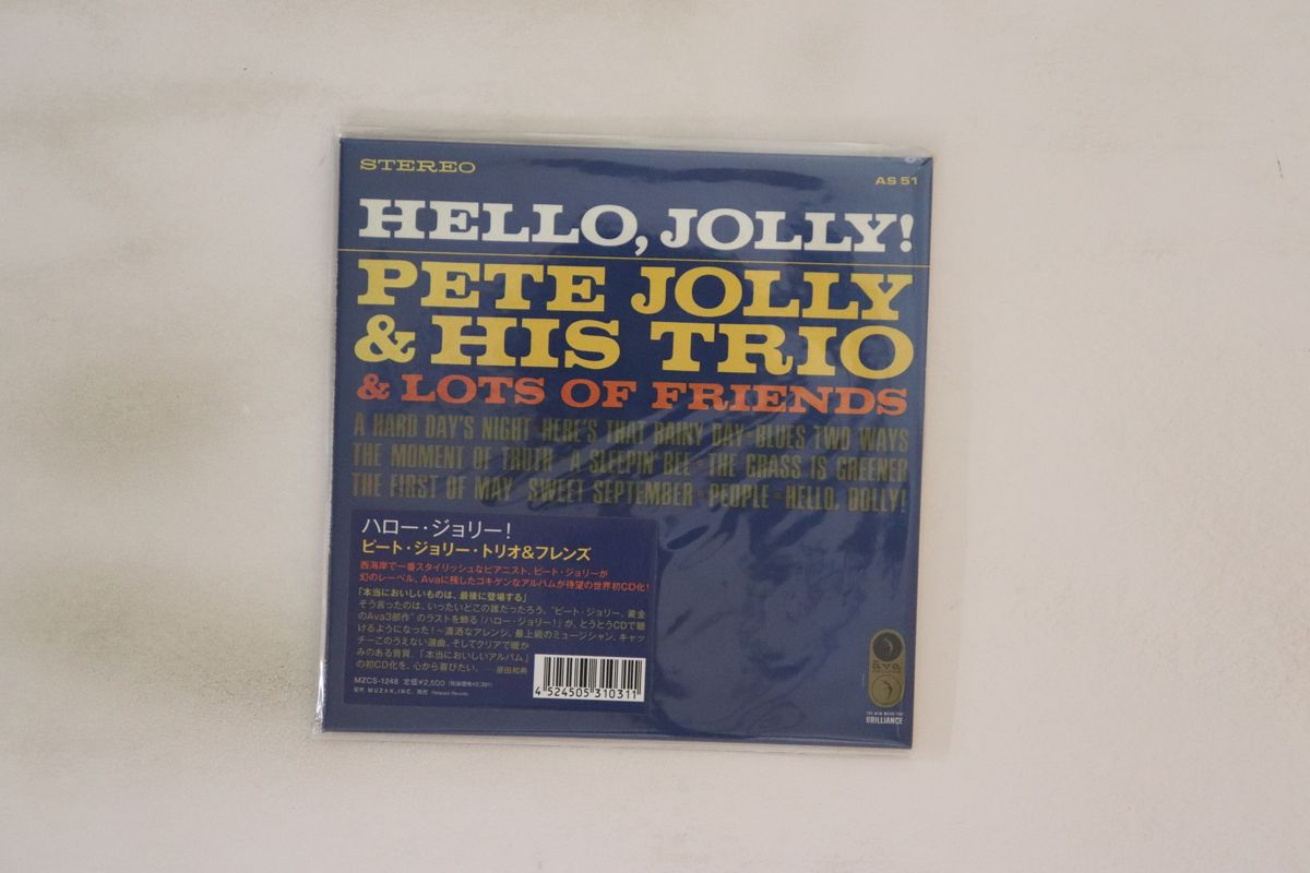 ・アーティスト Pete Jolly ・タイトル Hello, Jolly! ・レーベル・型番 MUZAK, INC. MZCS1248 ・フォーマット CD ・コンディション(盤) ほぼ新品 (M-) ・コンディション(ジャケット) ほぼ...