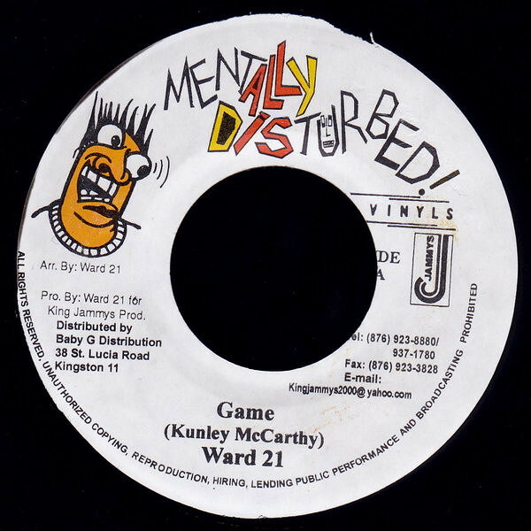 ・アーティスト Ward 21 ・タイトル Game ・レーベル・型番 Mentally Disturbed Vinyls NONE ・フォーマット 7インチレコード ・コンディション(盤) 良い (VG+) ・コンディション(ジャケット)...