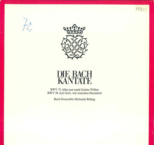 ・アーティスト Johann Sebastian Bach, Bach-ensemble, Helmuth Rilling, Bach-collegium Stuttgart, Figuralchor Der Gedachtniskirch...