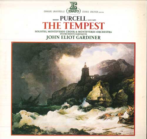 ・アーティスト John Eliot Gardiner ・タイトル パーセル : 「テンペスト」-シェイクスピア劇の音楽 ・レーベル・型番 ERATO ERX2438 ・フォーマット LPレコード ・コンディション(盤) 良い (VG+) ...