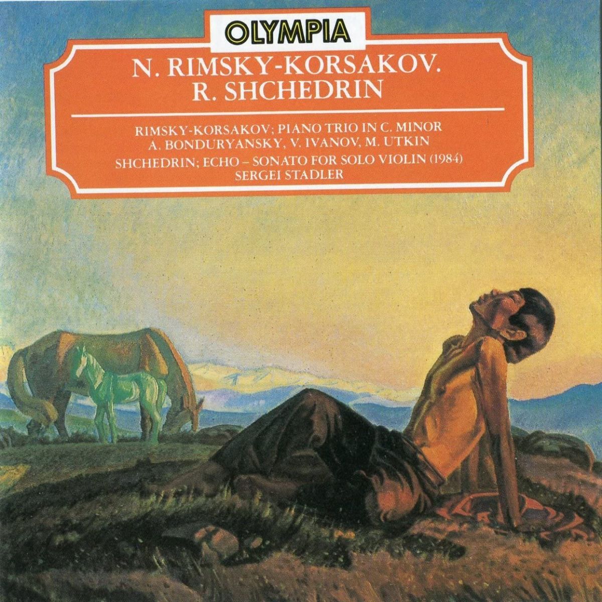 ・アーティスト Sergei Stadler ・タイトル Rimsky ・レーベル・型番 ・フォーマット CD ・コンディション(盤) 良い (VG+) ・コンディション(ジャケット) ・コンディション(帯) オビなし ・特記事項 サンプル...