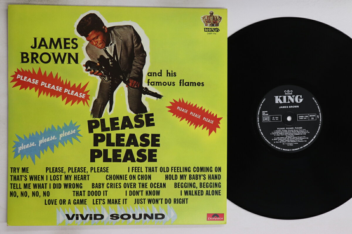 ・アーティスト James Brown ・タイトル Please, Please, Please ・レーベル・型番 POLYDOR 2489194 ・フォーマット LPレコード ・コンディション(盤) 良い (VG+) ・コンディション(ジ...