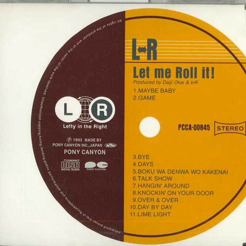 ・アーティスト L⇔R ・タイトル Let Me Roll It! ・レーベル・型番 PONY CANYON PCCA00845 ・フォーマット CD ・コンディション(盤) 良い (VG+) ・コンディション(ジャケット) ・コンディショ...