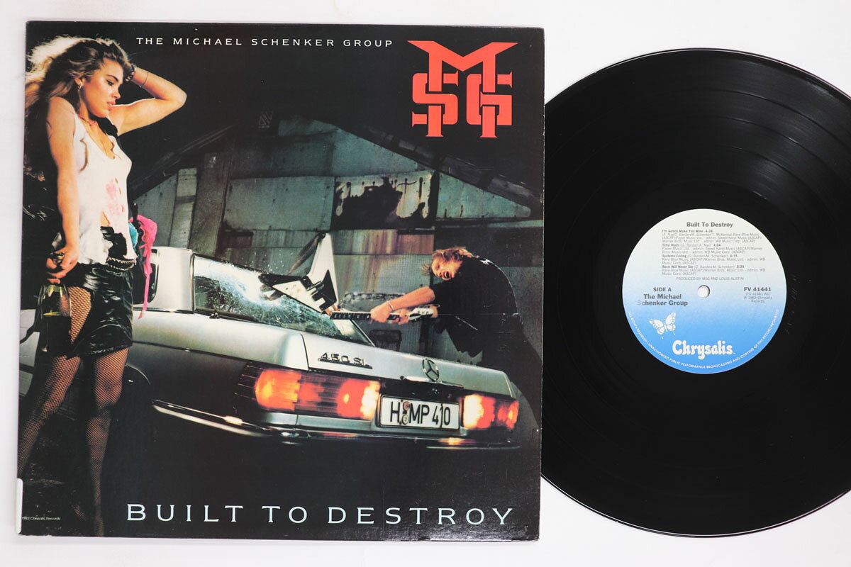 ・アーティスト Michael Schenker Group ・タイトル Built To Destroy ・レーベル・型番 CHRYSALIS FV41441 ・フォーマット LPレコード ・コンディション(盤) 良い (VG+) ・コン...