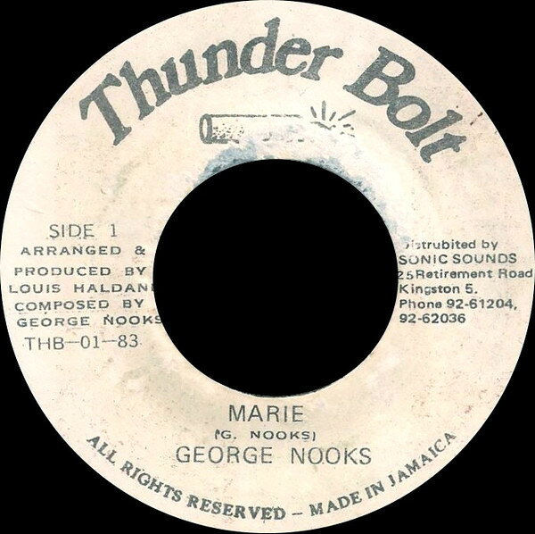 ・アーティスト George Nooks ・タイトル Marie ・レーベル・型番 Thunder Bolt NONE ・フォーマット 7インチレコード ・コンディション(盤) 良い (VG+) ・コンディション(ジャケット) ・コンディシ...