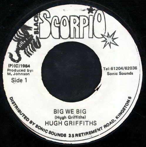 ・アーティスト Hugh Griffiths ・タイトル Big We Big ・レーベル・型番 Black Scorpio NONE ・フォーマット 7インチレコード ・コンディション(盤) 良い (VG+) ・コンディション(ジャケット...