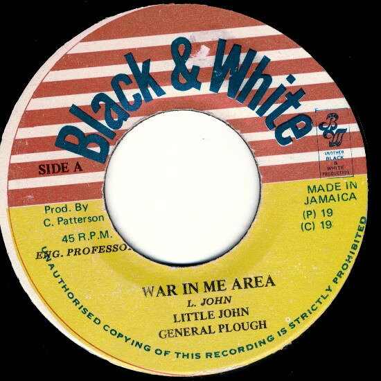 ・アーティスト Little John , General Plough ・タイトル War In Me Area ・レーベル・型番 Black & White NONE ・フォーマット 7インチレコード ・コンディション(盤) 可 (VG...