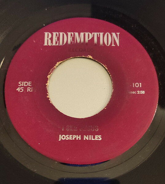 ・アーティスト Joseph Niles ・タイトル Let Us Break Bread Together / I See Jesus ・レーベル・型番 Redemption R101 ・フォーマット 7インチレコード ・コンディション(...
