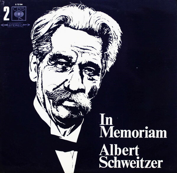 ・アーティスト Albert Schweitzer ・タイトル In Memoriam Albert Schweizer Vol. 2 ・レーベル・型番 CBS S72194 ・フォーマット LPレコード ・コンディション(盤) 良い (V...