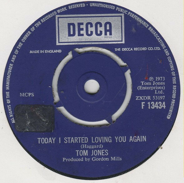 ・アーティスト Tom Jones ・タイトル Today I Started Loving You Again ・レーベル・型番 Decca F13434 ・フォーマット 7インチレコード ・コンディション(盤) 良い (VG+) ・コン...