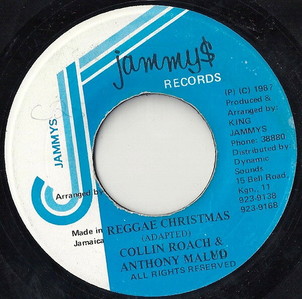 ・アーティスト Colin Roach & Anthony Malvo ・タイトル Reggae Christmas ・レーベル・型番 Jammy's Records NONE ・フォーマット 7インチレコード ・コンディション(盤) 良い...
