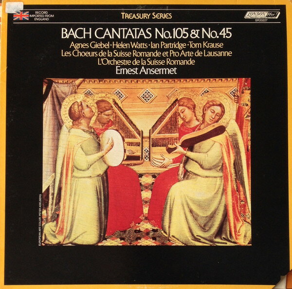 ・アーティスト Johann Sebastian Bach , Agnes Giebel , Helen Watts , Ian Partridge , Tom Krause , L'Orchestre De La Suisse Roman...