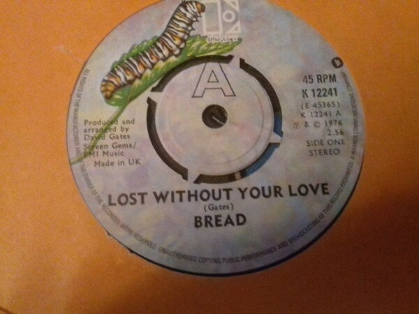 ・アーティスト Bread ・タイトル Lost Without Your Love ・レーベル・型番 Elektra K12241 ・フォーマット 7インチレコード ・コンディション(盤) 可 (VG) ・コンディション(ジャケット) プ...