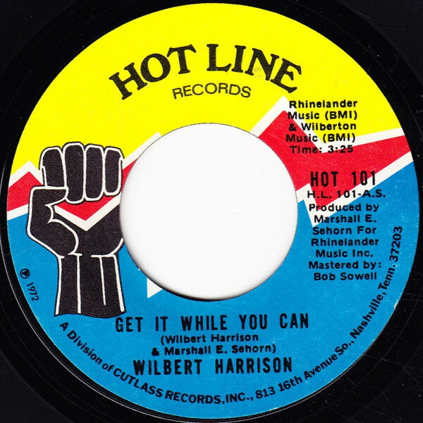 ・アーティスト Wilbert Harrison ・タイトル Get It While You Can / Amen ・レーベル・型番 Hot Line Records HOT101 ・フォーマット 7インチレコード ・コンディション(盤)...
