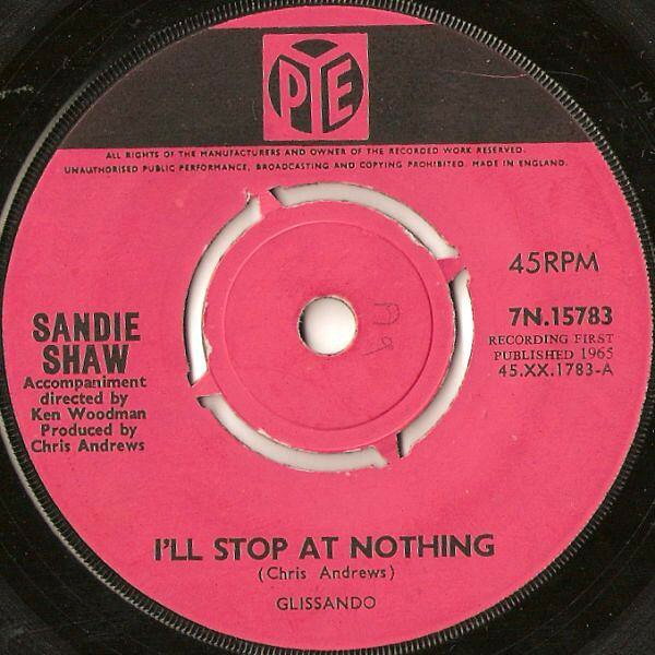 ・アーティスト Sandie Shaw ・タイトル I'll Stop At Nothing ・レーベル・型番 Pye Records 7N15783 ・フォーマット 7インチレコード ・コンディション(盤) 可 (VG) ・コンディション...