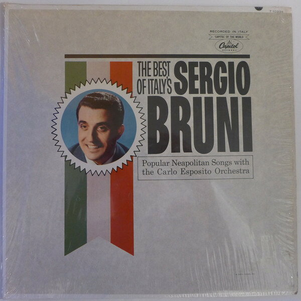 ・アーティスト Sergio Bruni ・タイトル The Best Of Italy's Sergio Bruni ・レーベル・型番 CAPITOL T10334 ・フォーマット LPレコード ・コンディション(盤) 可 (VG) ・コ...
