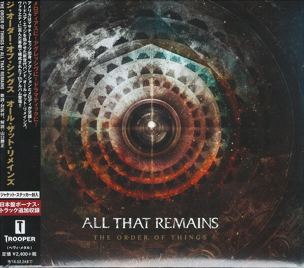 ・アーティスト All That Remains ・タイトル The Order Of Things ・レーベル・型番 Razor & Tie QATE10071 ・フォーマット CD ・コンディション(盤) 新品 (M) ・コンディション...
