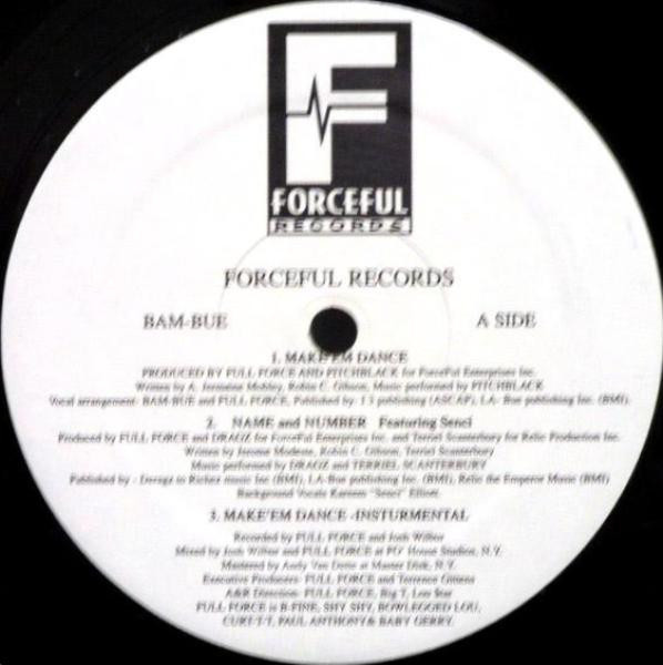 ・アーティスト Bam-Bue ・タイトル Make'em Dance ・レーベル・型番 Forceful Records FF1207 ・フォーマット 12インチレコード ・コンディション(盤) 良い (VG+) ・コンディション(ジャケ...