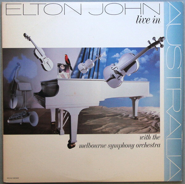 ・アーティスト Elton John, The Melbourne Symphony Orchestra ・タイトル Live In Australia ・レーベル・型番 MCA MCA28022 ・フォーマット LPレコード ・コンディシ...