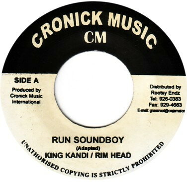 ・アーティスト Candy Man King Kandi Rim Head / Natalie Fresh ・タイトル Run Soundboy / If You Knew ・レーベル・型番 Cronick Music NONE ・フォーマ...