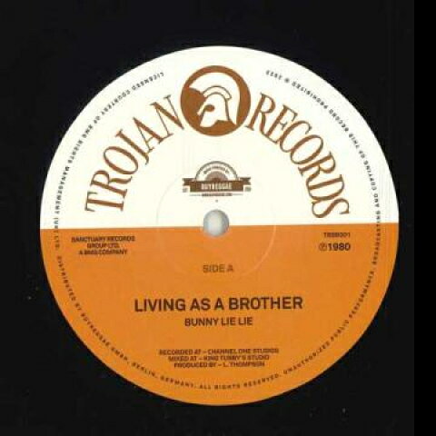 ・アーティスト Bunny Lie Lie ・タイトル Living As A Brother / Caring For My Sister ・レーベル・型番 Trojan TRBR001 ・フォーマット 12インチレコード ・コンディショ...