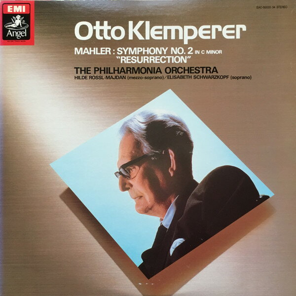 ・アーティスト Otto Klemperer, Philharmonia Orchestra ・タイトル Mahler: Symphony No. 2 In C-minor "Resurrection" ・レーベル・型番 ANGEL EAC...