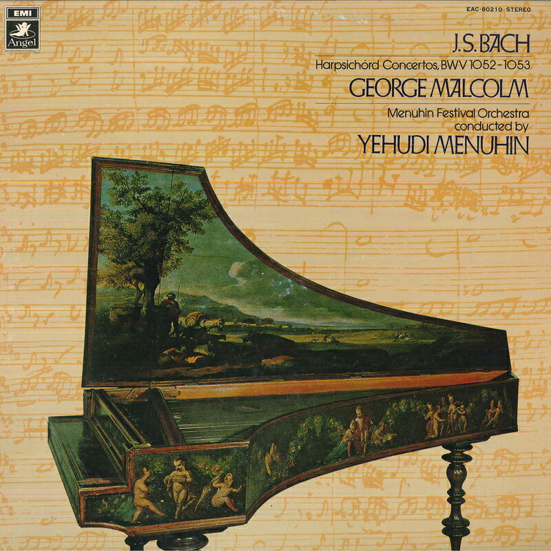 ・アーティスト George MALCOLM, Menuhin Festival Orchestra, YEHUDI MENUHIN ・タイトル J. S. Bach: Harpsichord Concertos Bwv 1052, 105...