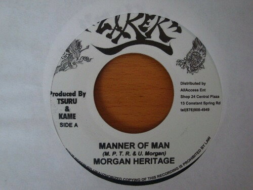 ・アーティスト Morgan Heritage ・タイトル Manner Of Man ・レーベル・型番 Zarek NONE ・フォーマット 7インチレコード ・コンディション(盤) 良い (VG+) ・コンディション(ジャケット) ・コ...