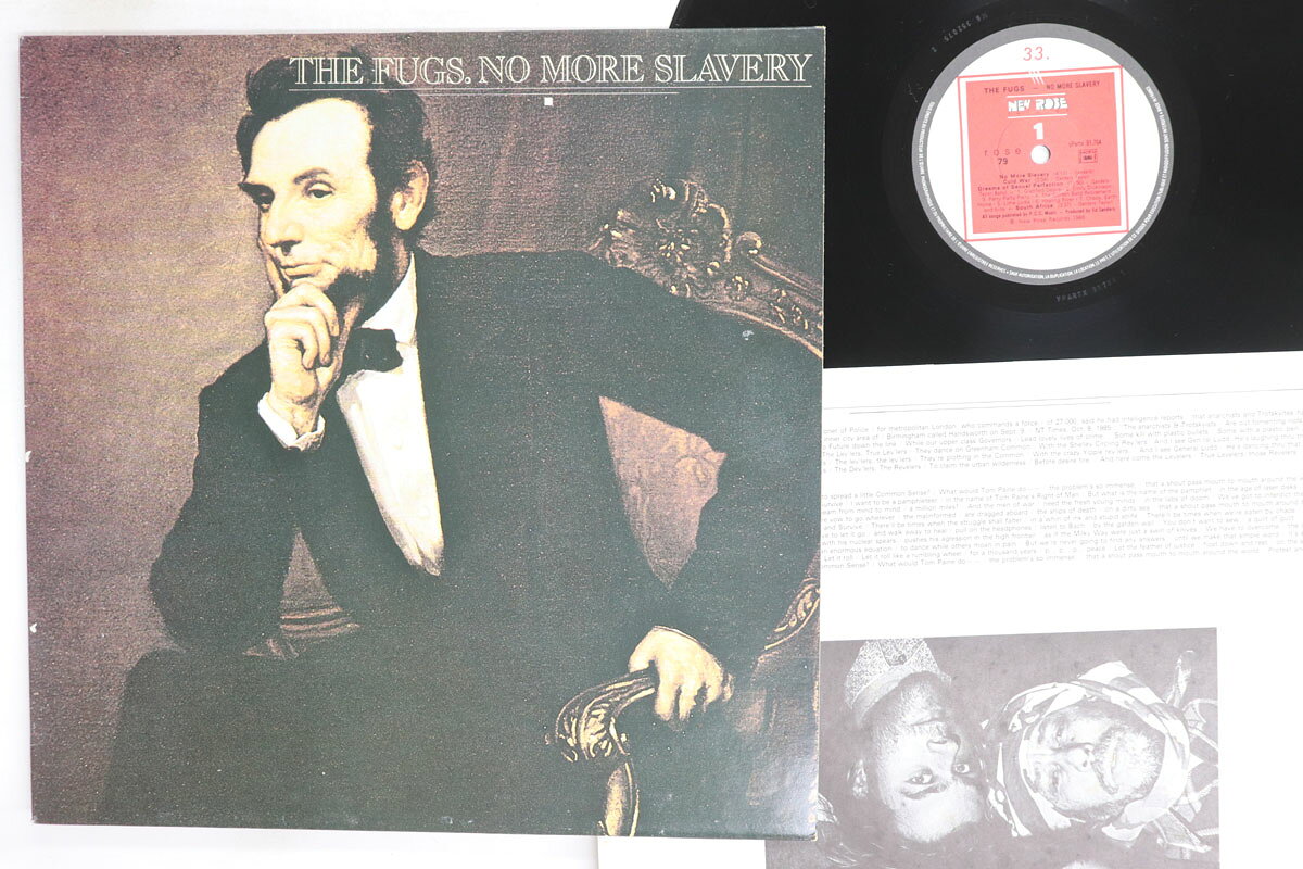 ・アーティスト Fugs ・タイトル No More Slavery ・レーベル・型番 NEW ROSE ROSE79 ・フォーマット LPレコード ・コンディション(盤) 良い (VG+) ・コンディション(ジャケット) 良い (VG+)...