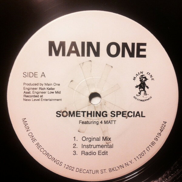 ・アーティスト Main One ・タイトル Something Special / Cross Examination ・レーベル・型番 Main One Recordings MO888 ・フォーマット 12インチレコード ・コンディシ...
