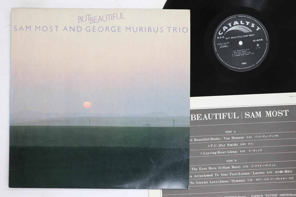 ・アーティスト Sam Most, George Muribus ・タイトル But Beautiful ・レーベル・型番 CATALYST KUX114CTPROMO ・フォーマット LPレコード ・コンディション(盤) 良い (VG+)...