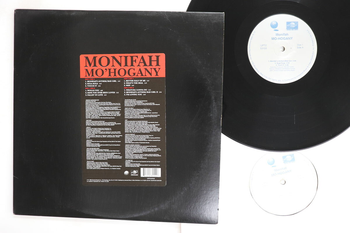 ・アーティスト Monifah ・タイトル Mo Hogany ・レーベル・型番 UPTOWN UPT253155 ・フォーマット LPレコード ・コンディション(盤) 可 (VG) ・コンディション(ジャケット) 良い (VG+) ・コン...