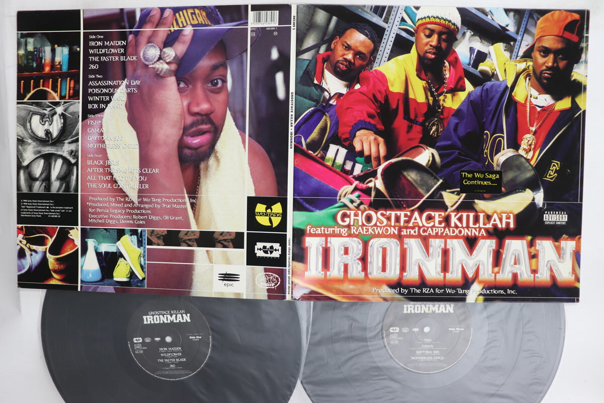 ・アーティスト Ghostface Killah ・タイトル Ironman ・レーベル・型番 EPIC 4853891 ・フォーマット LPレコード ・コンディション(盤) 良い (VG+) ・コンディション(ジャケット) 良い (VG+...