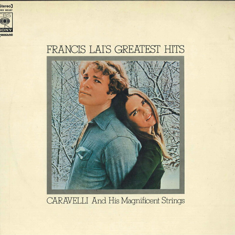 ・アーティスト Caravelli ・タイトル Francis Lai's Greatest Hits ・レーベル・型番 CBS/Sony SONX60187 ・フォーマット LPレコード ・コンディション(盤) 良い (VG+) ・コンデ...