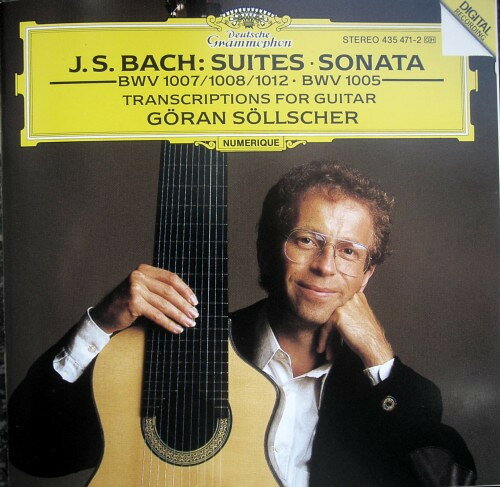 ・アーティスト Bach, Goran Sollscher ・タイトル Suites ・ Sonata (Transcriptions For Guitar) ・レーベル・型番 Deutsche Grammophon 4354712 ・フォ...