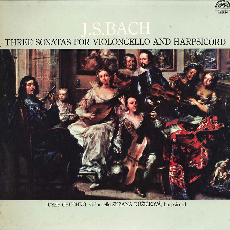 ・アーティスト Josef CHUCHRO, Zuzana RUZICKOVA ・タイトル J. S. bach: Three Sonatas For Violoncello And HARPSICHORD ・レーベル・型番 SUPRAPH...