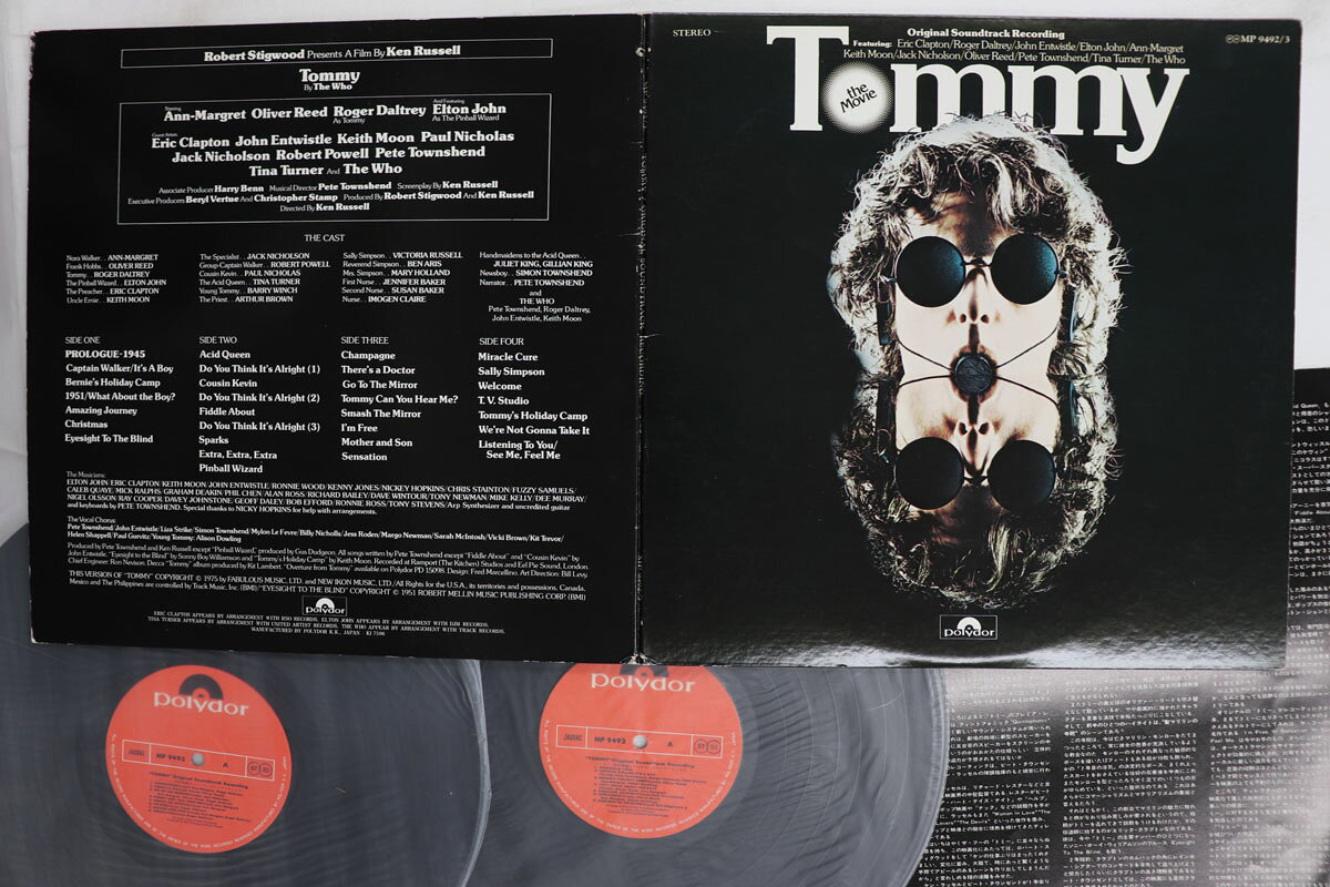 ・アーティスト OST, Who ・タイトル Tommy ・レーベル・型番 POLYDOR MP9492 ・フォーマット LPレコード ・コンディション(盤) 良い (VG+) ・コンディション(ジャケット) 良い (VG+) ・コンディシ...