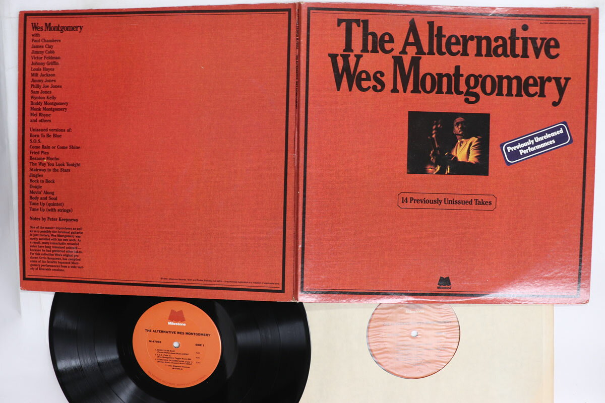 ・アーティスト Wes Montgomery ・タイトル The Alternative Wes Montgomery ・レーベル・型番 Milestone M47065 ・フォーマット LPレコード ・コンディション(盤) 良い (VG+...