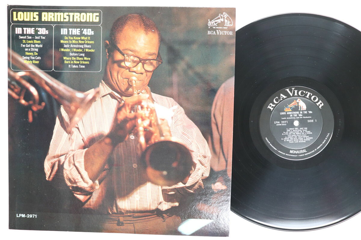 ・アーティスト Louis Armstrong ・タイトル In The 30's - In The 40's ・レーベル・型番 RCA Victor LPM2971 ・フォーマット LPレコード ・コンディション(盤) 非常に良い(EX)...